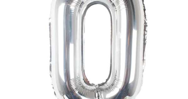 16 inch Letter/Number 0 - Silver Balloons | Winner Party