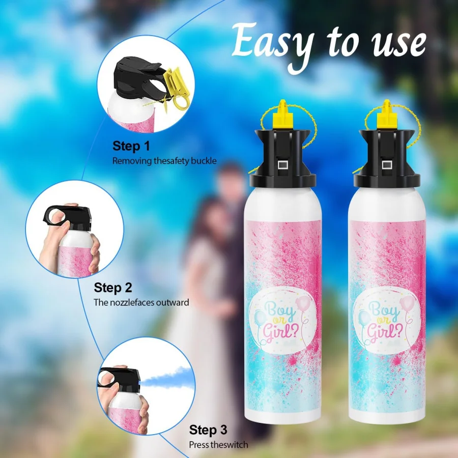 Gender Reveal Fire Extinguisher Color Blasters,300gm - big - Blue ...