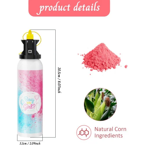 Gender Reveal Fire Extinguisher Color Blasters,300gm - big - Pink ...