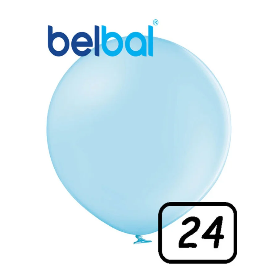 24 inch Latex balloon Standard SKY BLUE 1 count - For decoration and ...