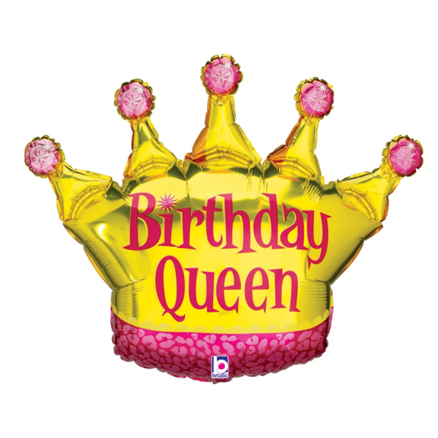 36 inch Birthday Queen balloon | Winner Party