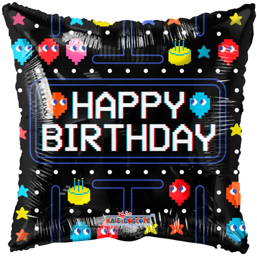 18 inch BIRTHDAY ARCADE GB balloons | Winner Party