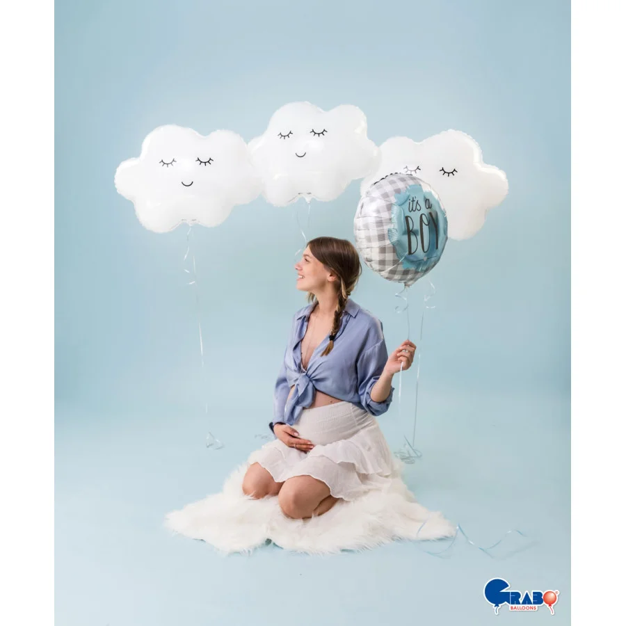 30 inch Mighty Sleepy Cloud Foil balloon | Winner Party