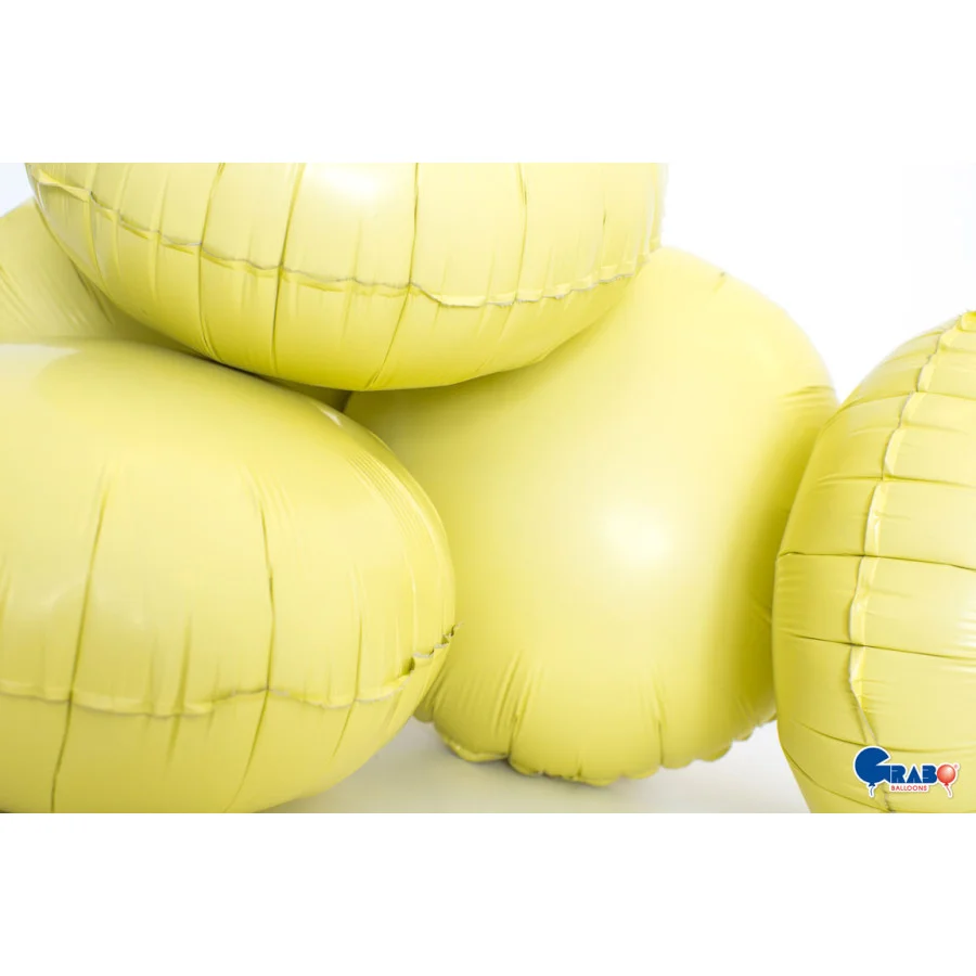 18 inch Heart Matte Yellow Foil Balloons | Winner Party