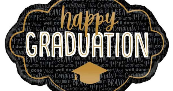 36 inch Happy Graduation Frame Foil balloon | Winner Party