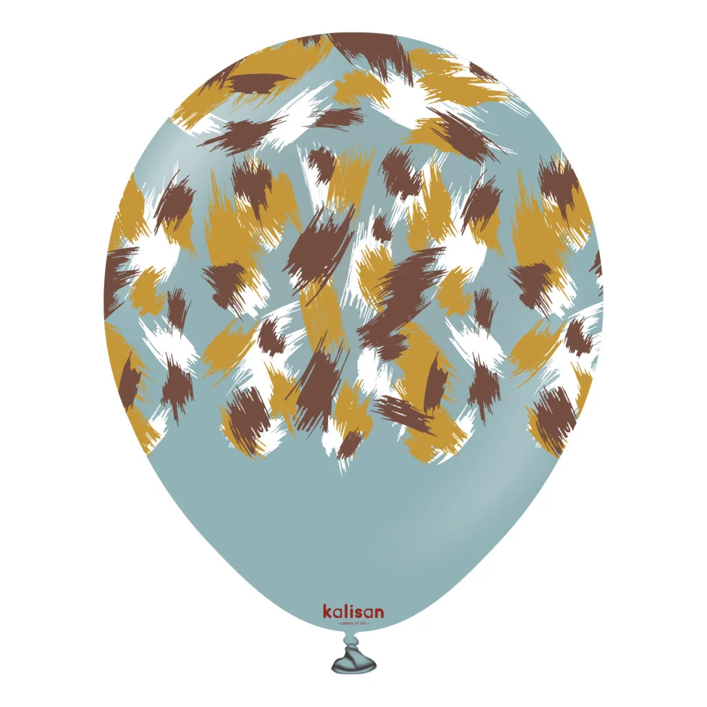 12 inch Safari Savanna Storm Kalisan Printed Latex Balloons (25 ...