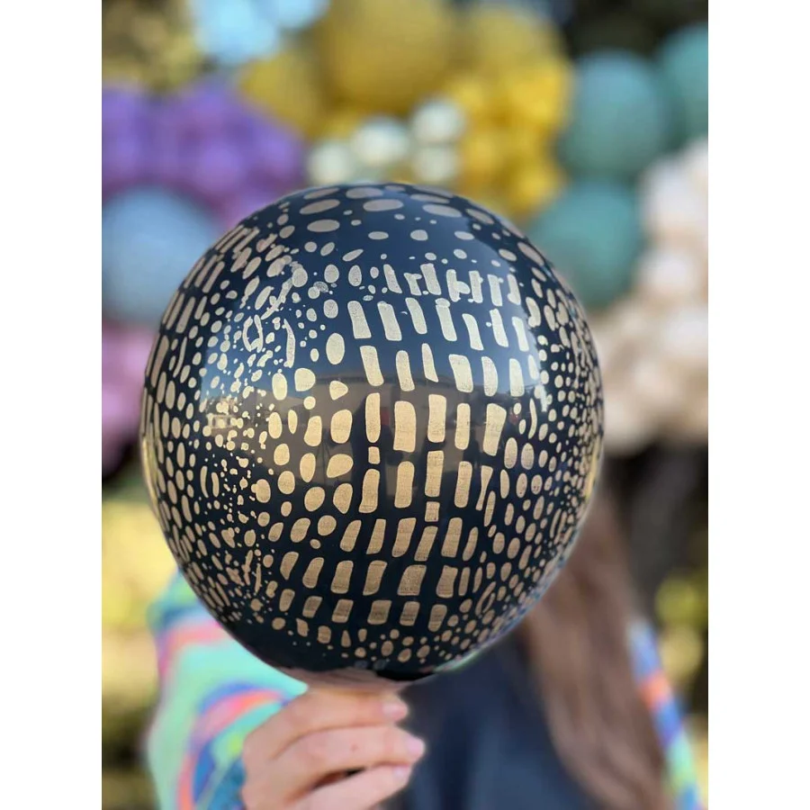 12 inch Safari Crocodile Mirror Green Printed Latex Balloons (25 ...