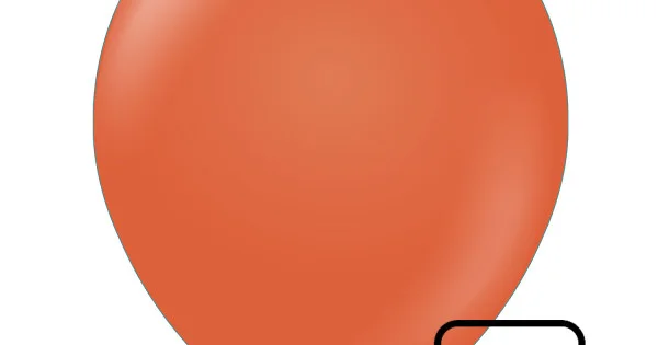 18 inch kalisan retro Latex Balloons Rust Orange - 25 Pcs | Winner Party