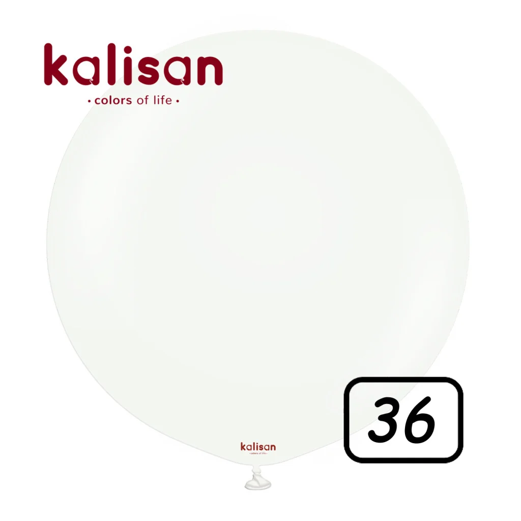 36 inch Standard Latex Balloons White - 2 Pcs | Winner Party