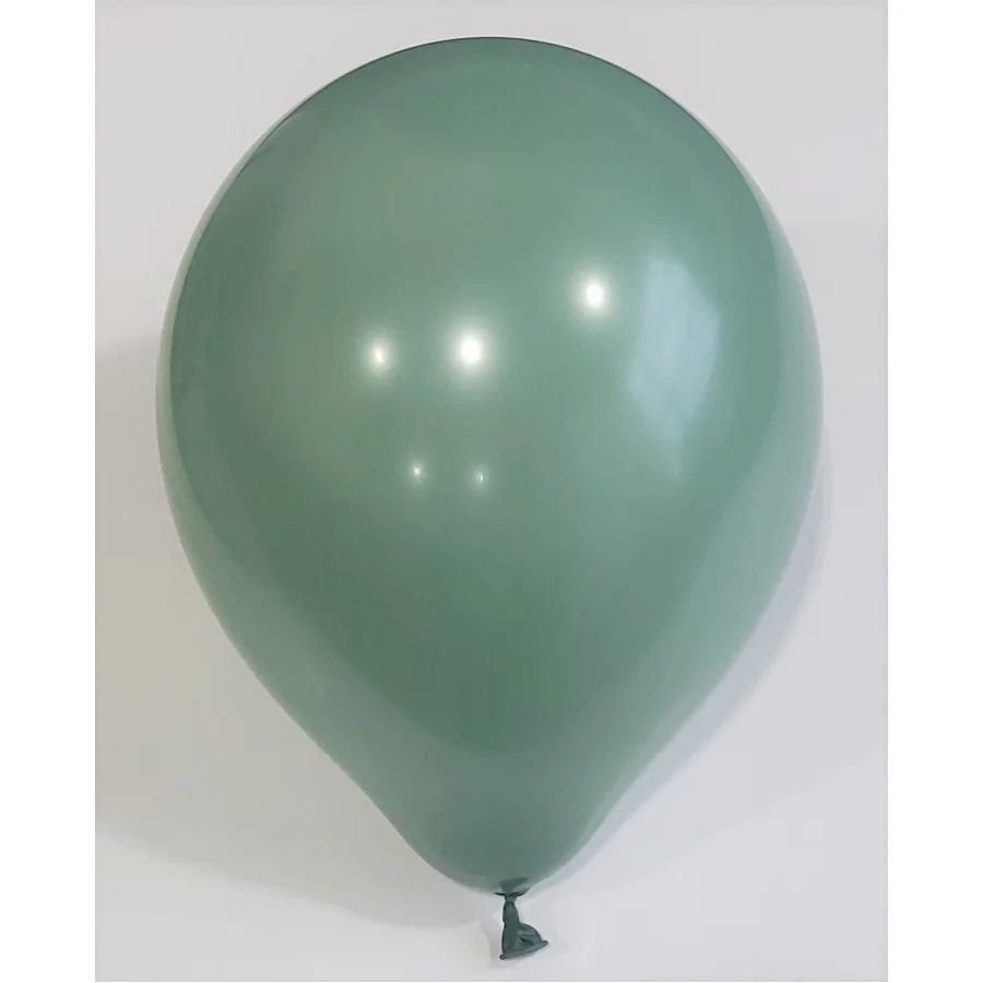 12 inch kalisan retro Latex Balloons Sage - 100 Pcs | Winner Party