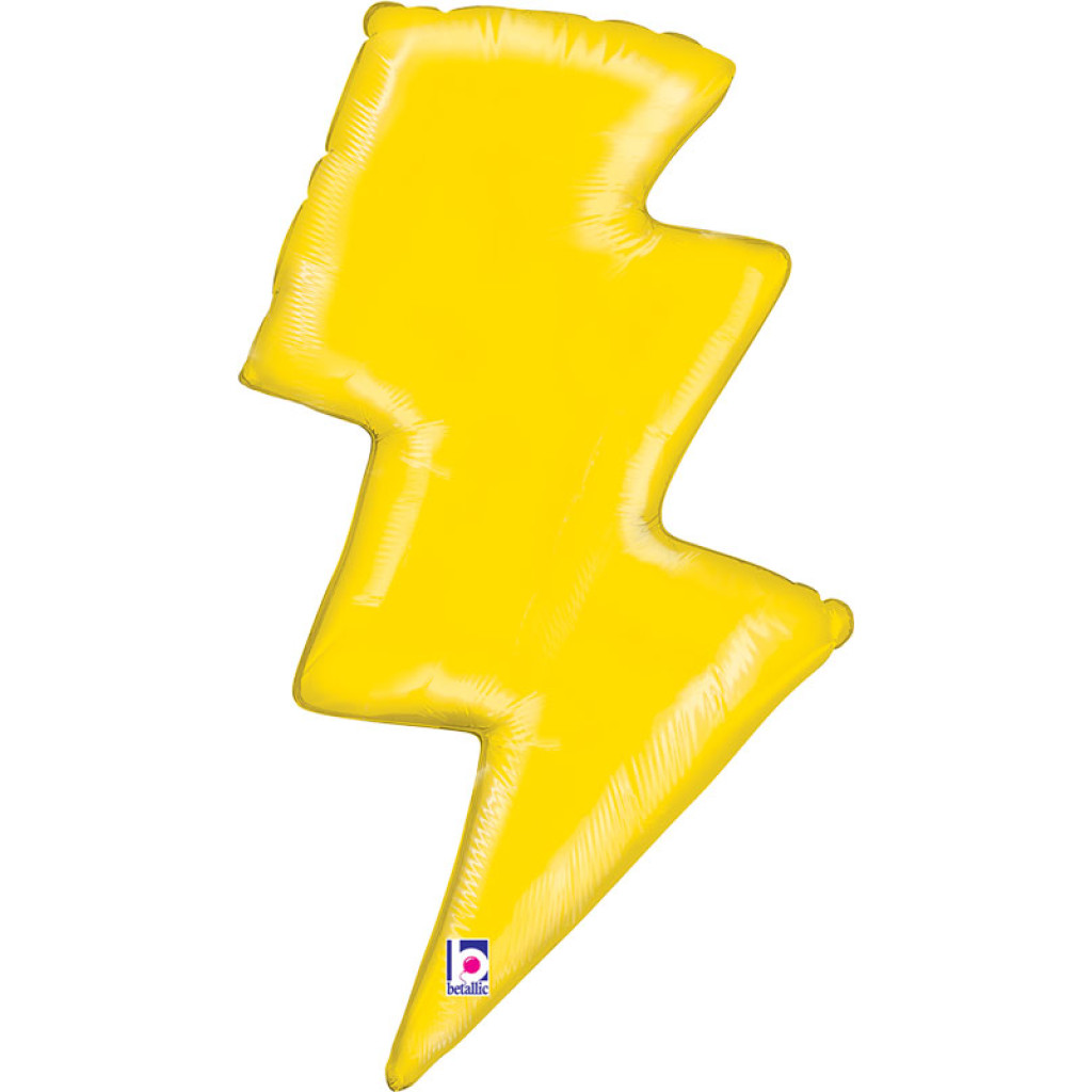 36 inch Lightning Bolt Foil balloon | Winner Party