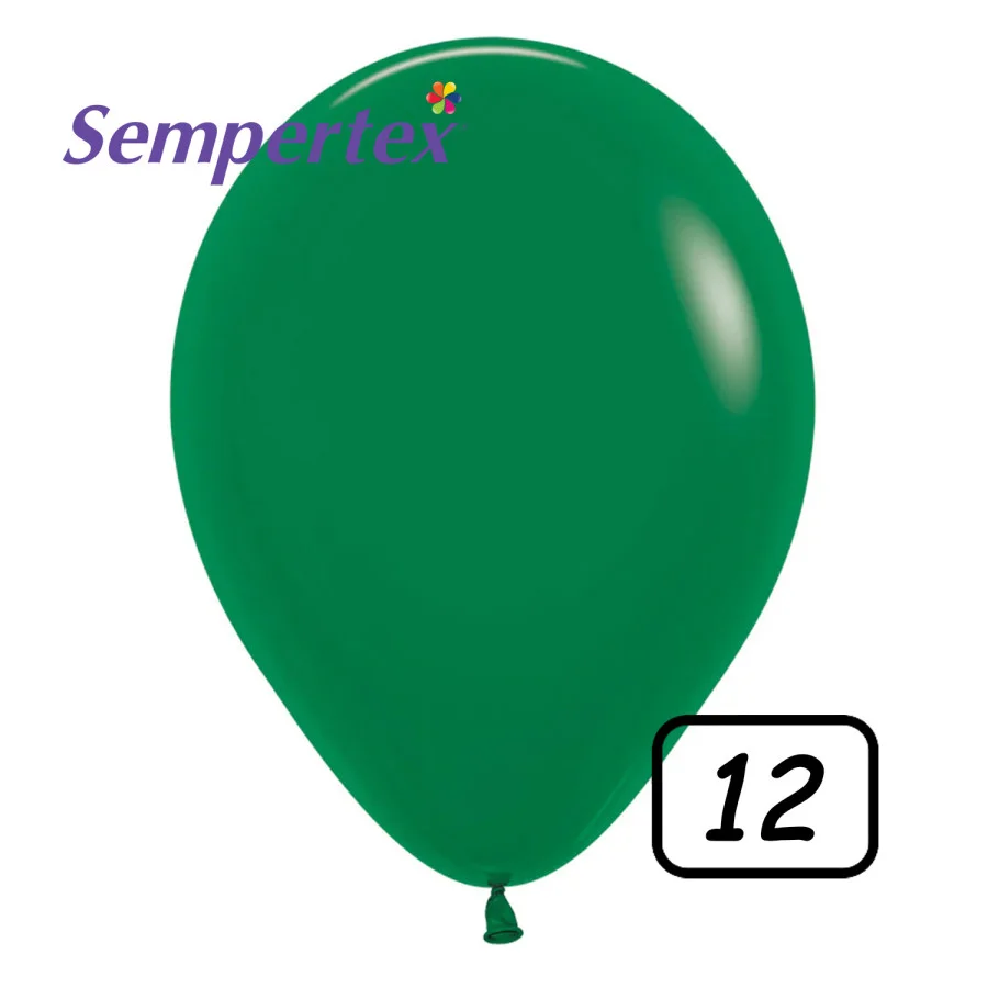Sempertex 12 inch balloon dark green 100 pcs | Winner Party