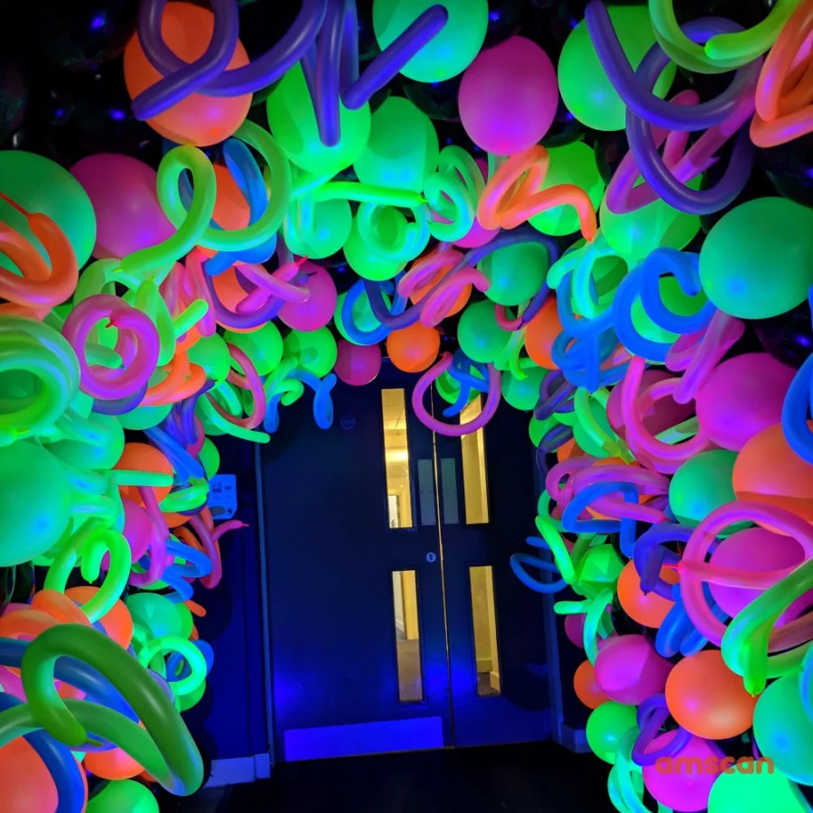 Sempertex 12 inch Neon Assortment Latex Balloons (50pcs) | Winner Party