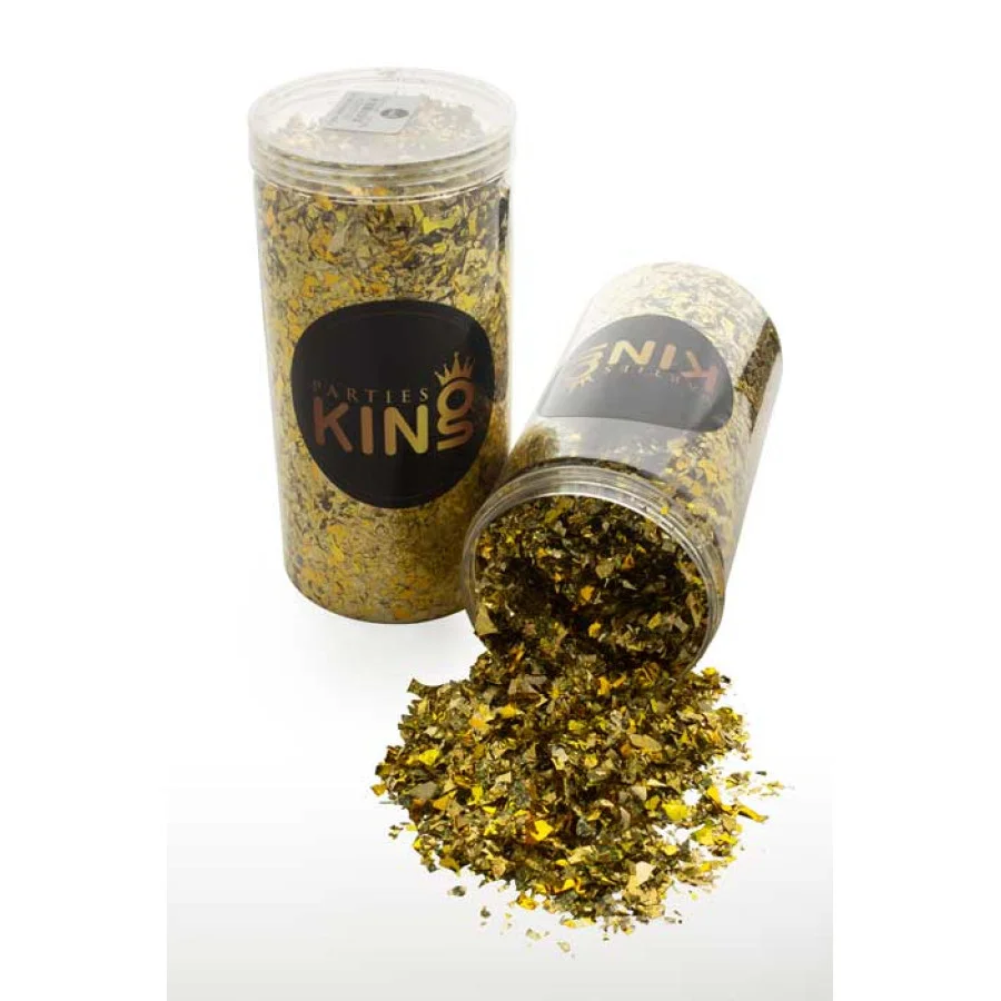 Shred CONFETTI jar Gold Holographic 250g | Winner Party