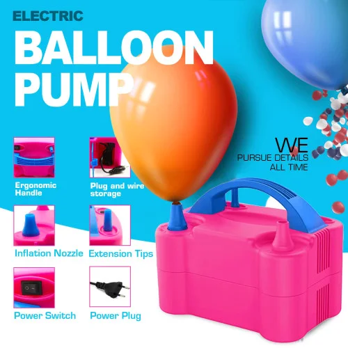 Balloon Hand Air Pump Electric Balloon Pump Portable Balloon Inflator ...