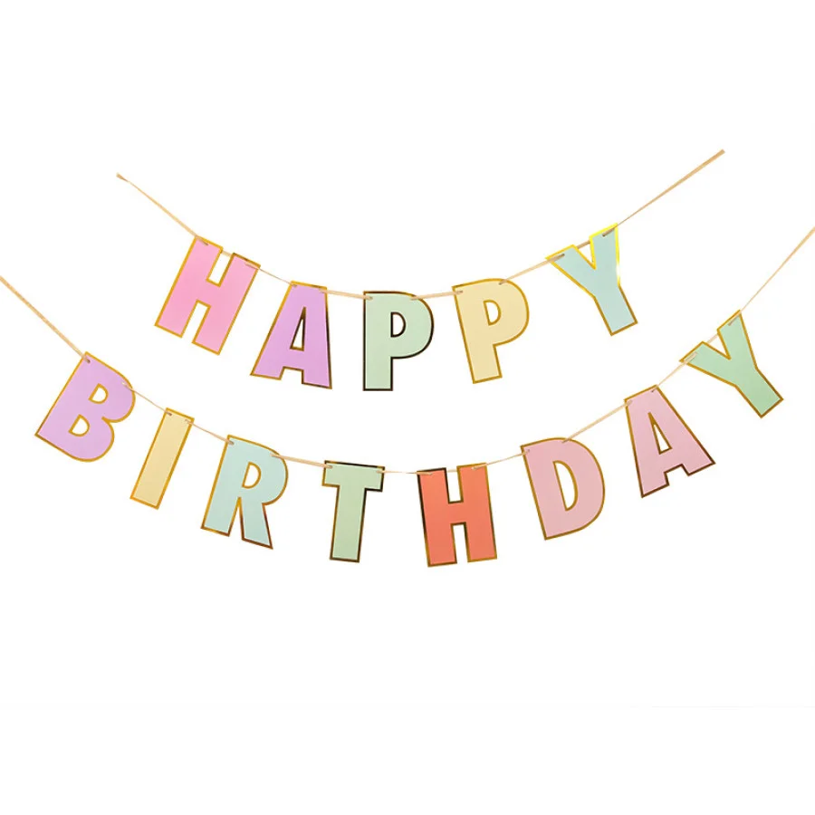 Macaron Birthday banner | Winner Party