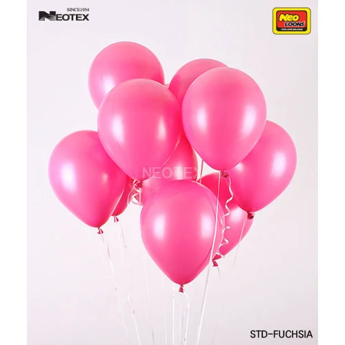 12 inch Latex Balloon Standard Fuchsia 100 count | Winner Party
