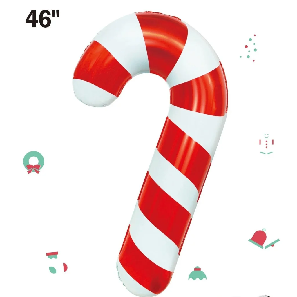 46 inch Red Candy Cane balloon | Winner Party